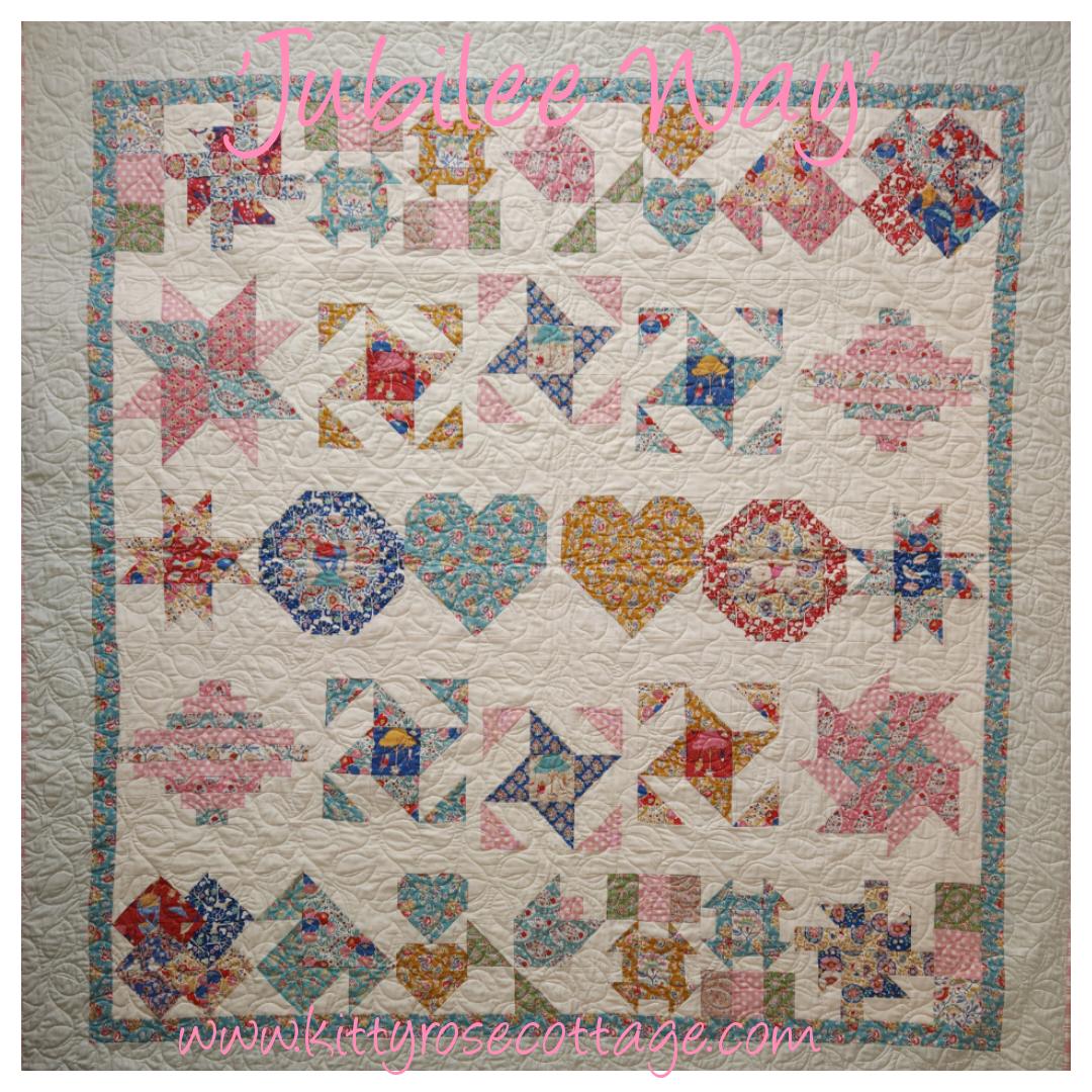 Jubilee Way Quilt Kit by Dawn Hay – Kitty Rose Cottage