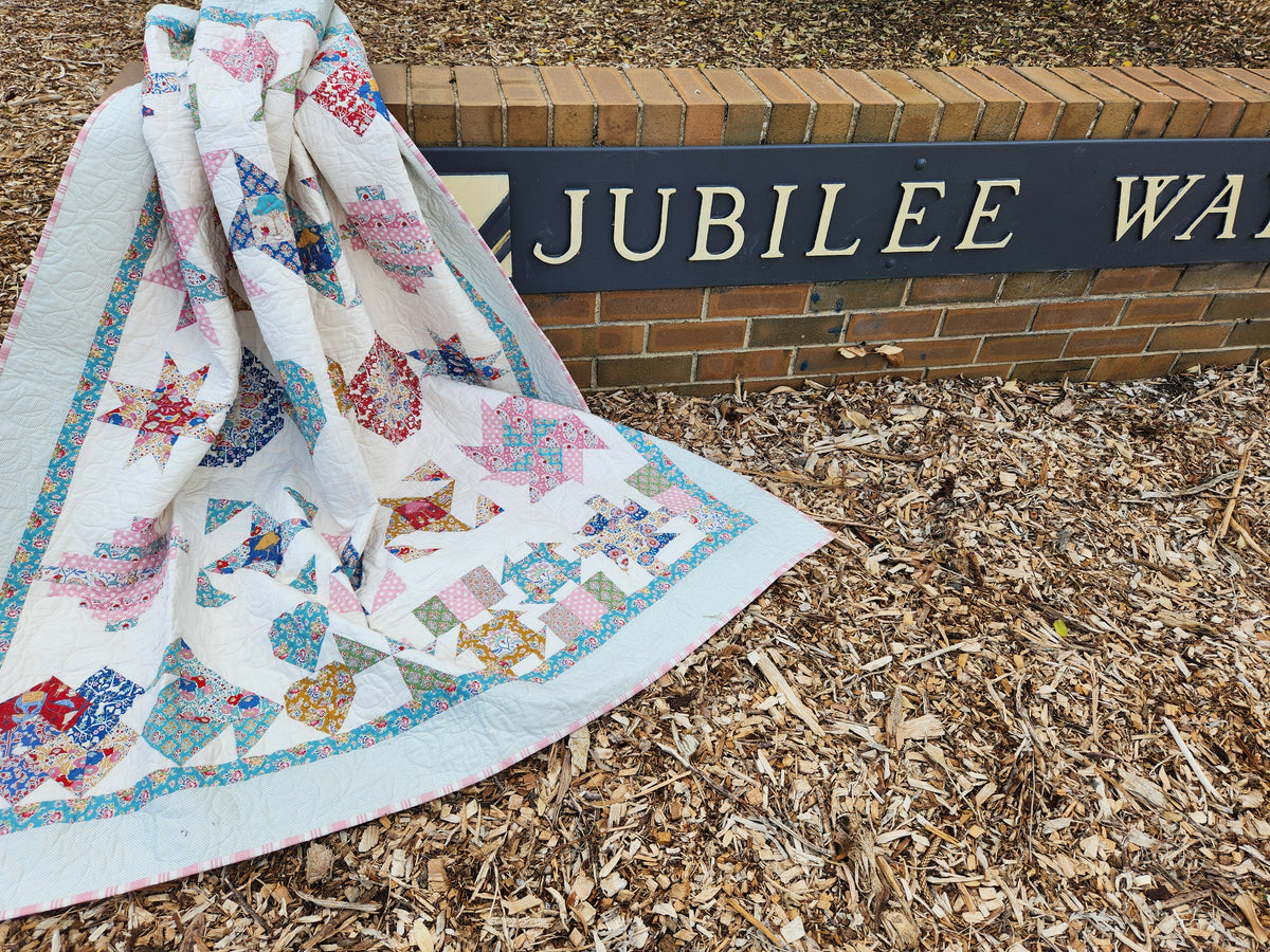 Jubilee Way Quilt BOM by Dawn Hay – Kitty Rose Cottage