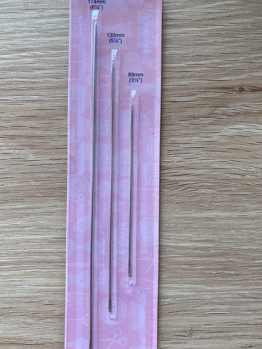 Set of 3 Doll Needles – Kitty Rose Cottage