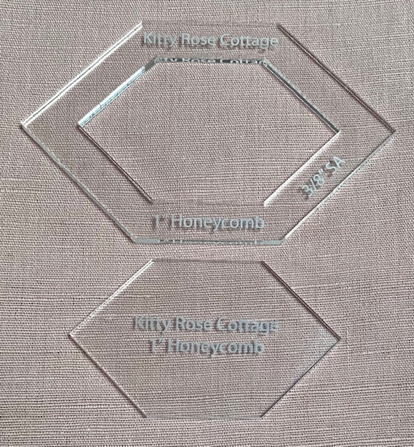 1" Honeycomb Template Set – Kitty Rose Cottage