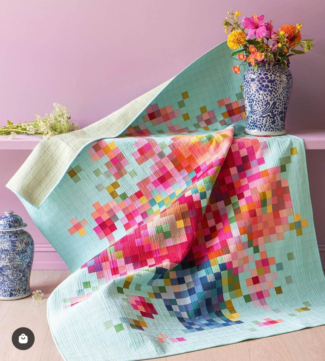 Tilda Flower Vase Embroidery Quilt Kit – Kitty Rose Cottage